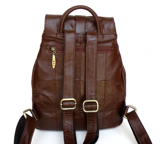 Chocolate Leather Backpacks , Leisure Backpacks on Luulla